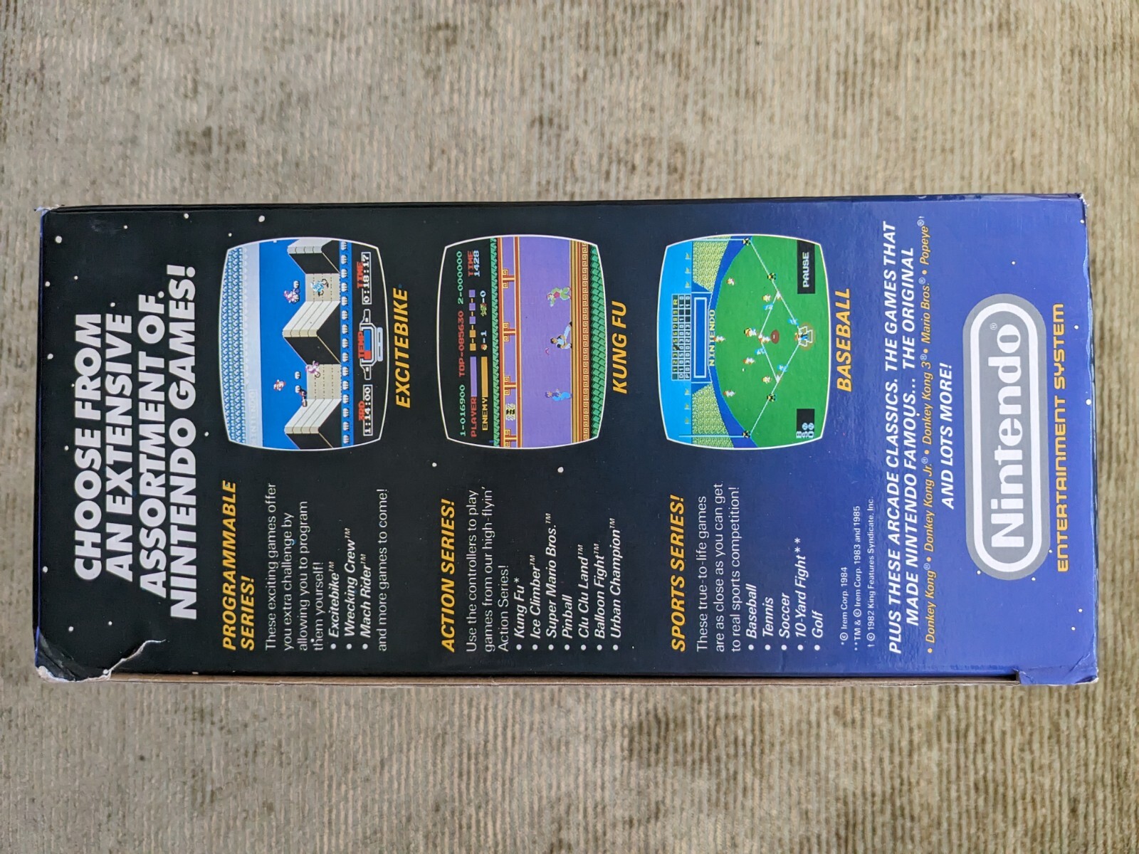 1986 Nintendo NES Control Deck Super Mario Bros. Set Box Only | eBay