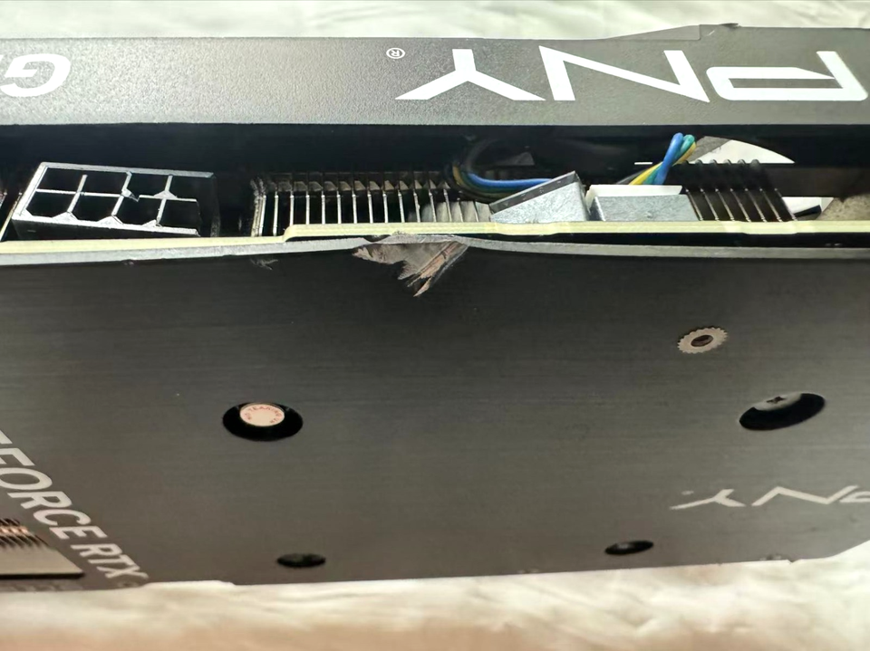 BAD PNY GeForce RTX 4070 VERTO Dual Fan 12GB GDDR6X Graphics Card ( AS ...