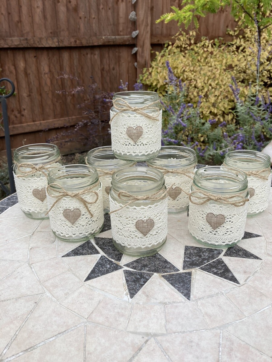 Rustic Wedding Decorations Using Jars