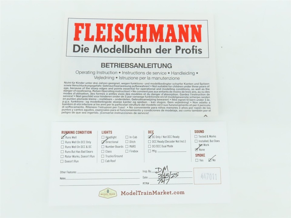 HO Fleischmann 4086 DB Deutsche Bundesbahn 2-8-2T BR 86 Steam #457 | eBay