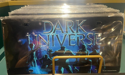 Epic Dark Universe Preview Classic Monsters License Plate Universal ...