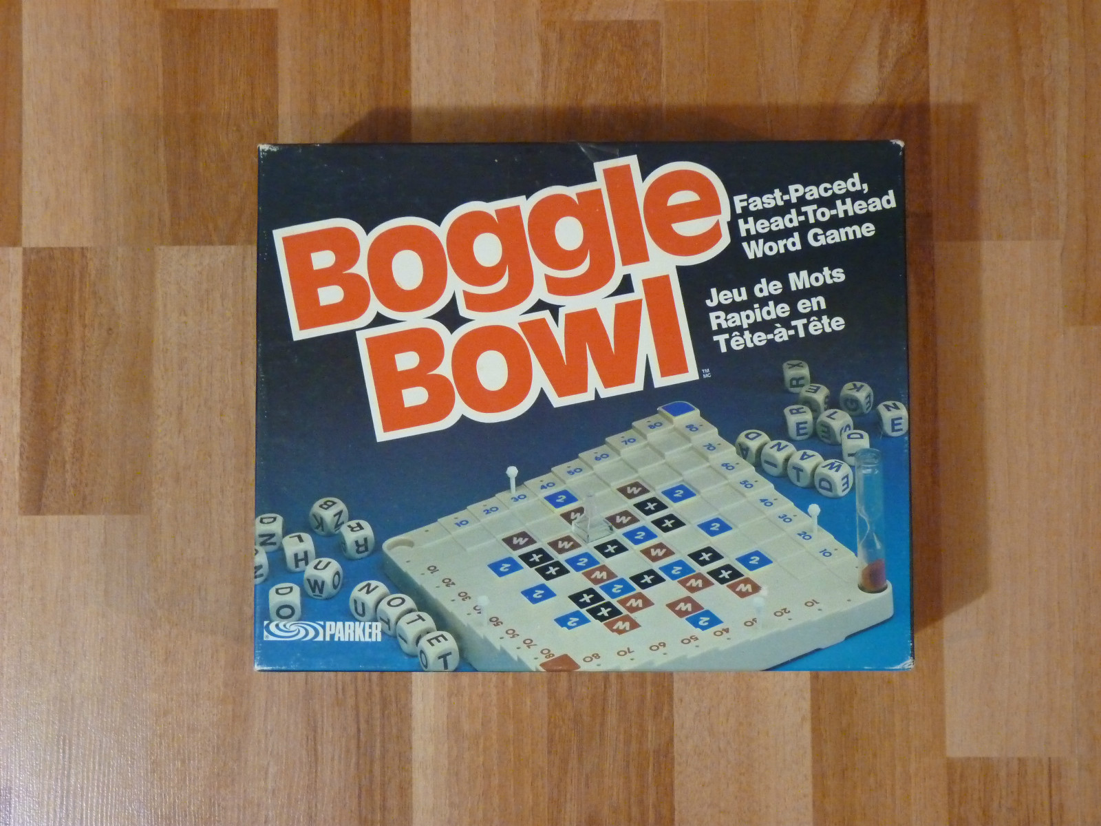 Vintage Boggle Bowl, Head-to-Head Word Game by Parker Brothers 1987 ...