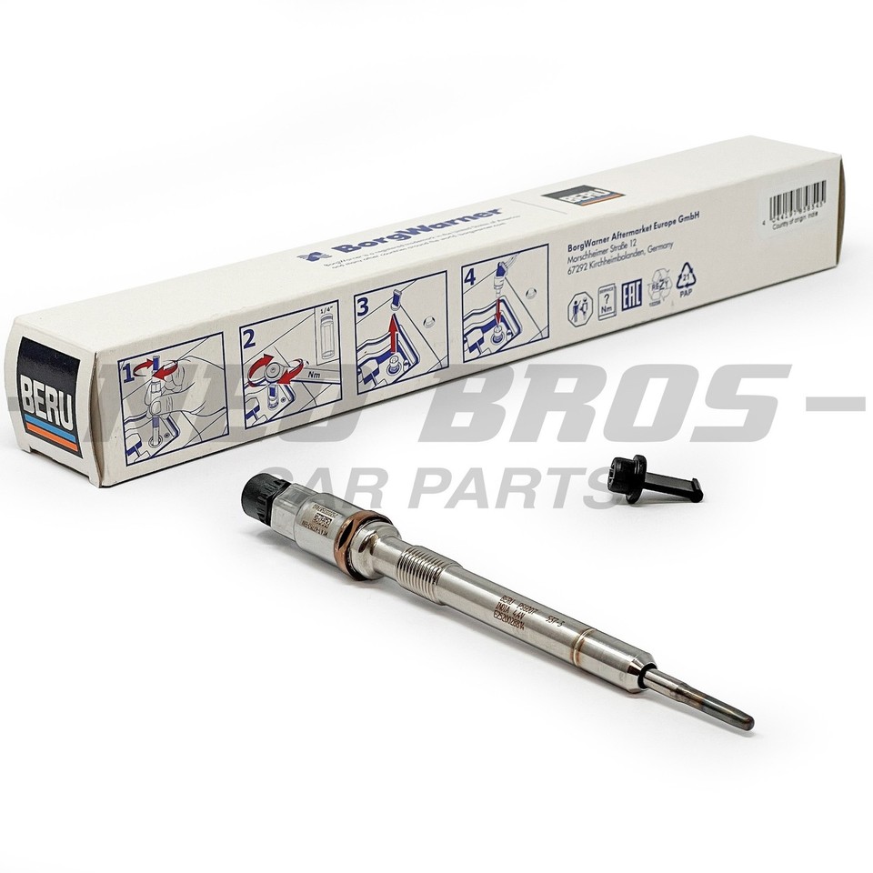 GENUINE BERU Glow Plug with Pressure Sensor VW Jetta Golf Crafter Caddy ...