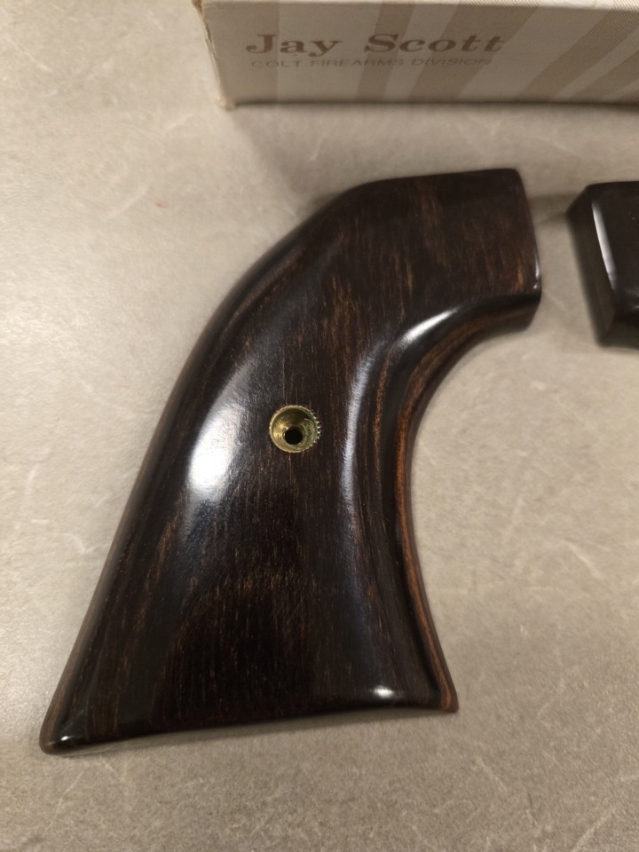 NOS Jay Scott No. 26 Custom Handgun Grips Colt Frontier Single Action Army Wood | eBay