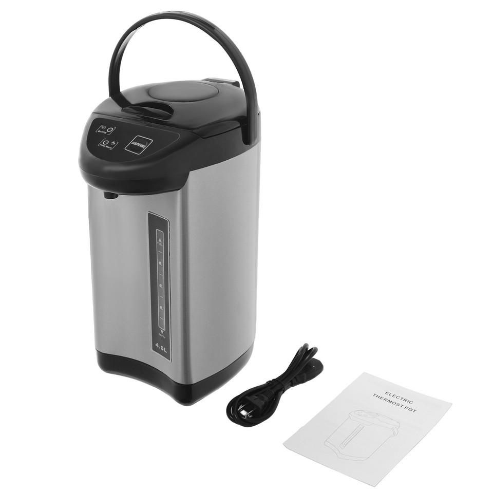 4L Electric Water Boiler Kettle Hot Water Dispenser 304 Stainless Steel ...