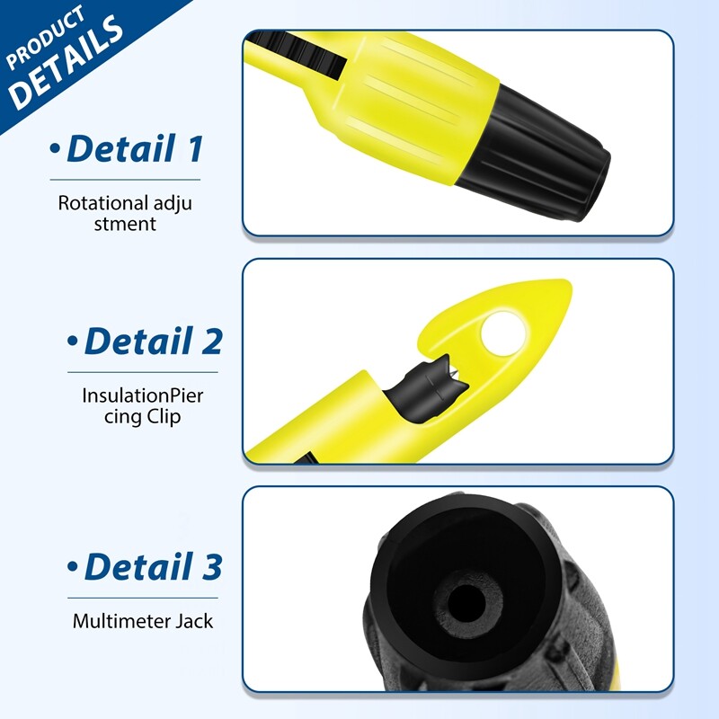 Wire Piercing Probe Piercing Clip Set Wire Piercing Tool for ...