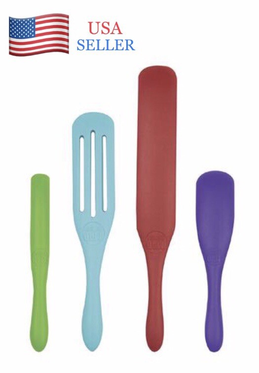Kalorik Mad Hungry Silicone 4 Piece Spurtles Kitchen Utensil Set ...