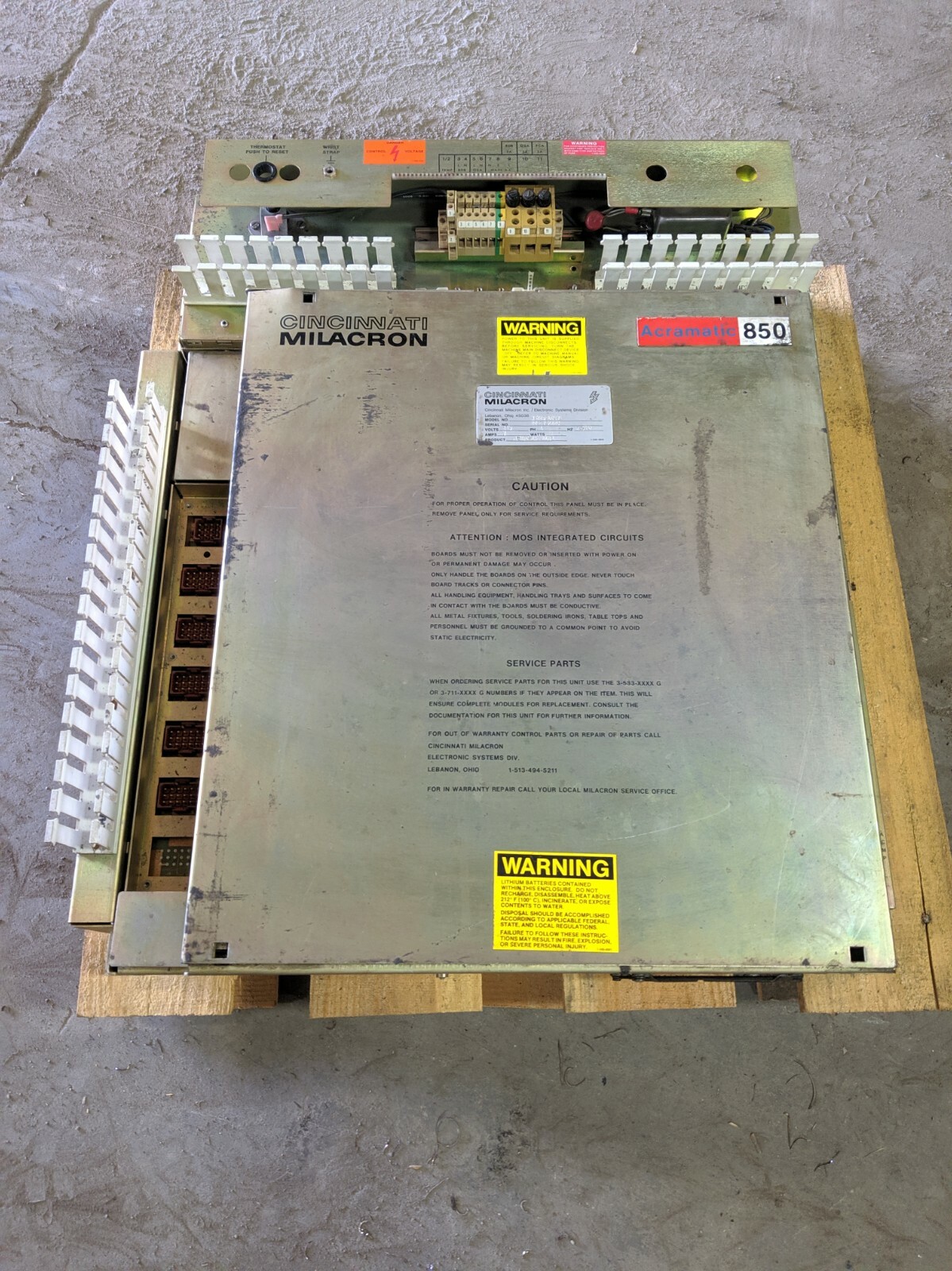 Cincinnati Milacron Acramatic 850 Controller, Model # 3-705-0827A | eBay