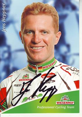 CYCLISME carte cycliste JENS HEPPNER équipe WIESENHOF signée | eBay