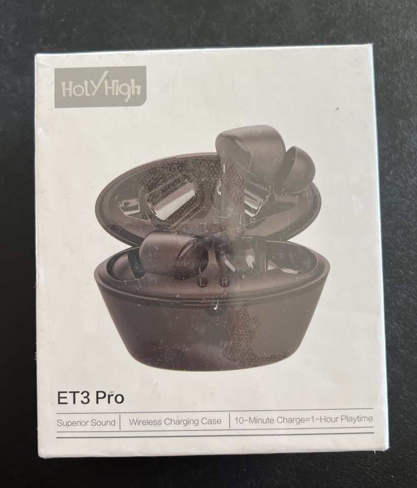 Holy High Wireless Black Headphones ET3 Pro Sealed | eBay