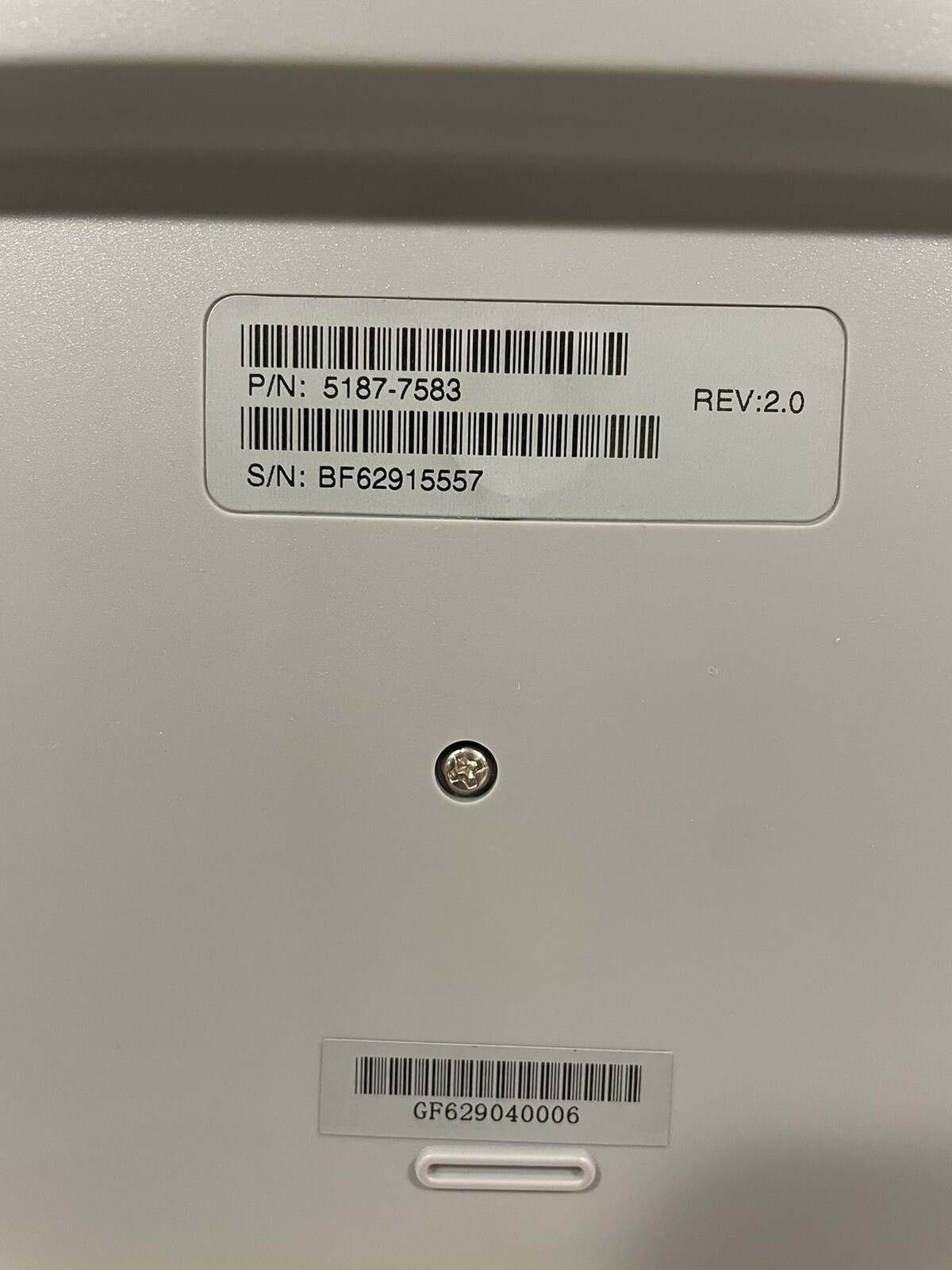 HP Model 5187 Keyboard Gray Silver Multimedia w/ Media Player Controls ...