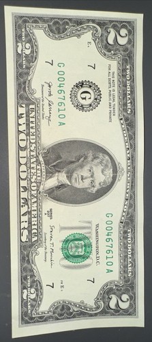 2 Dollar Bill 2017 Series A | eBay