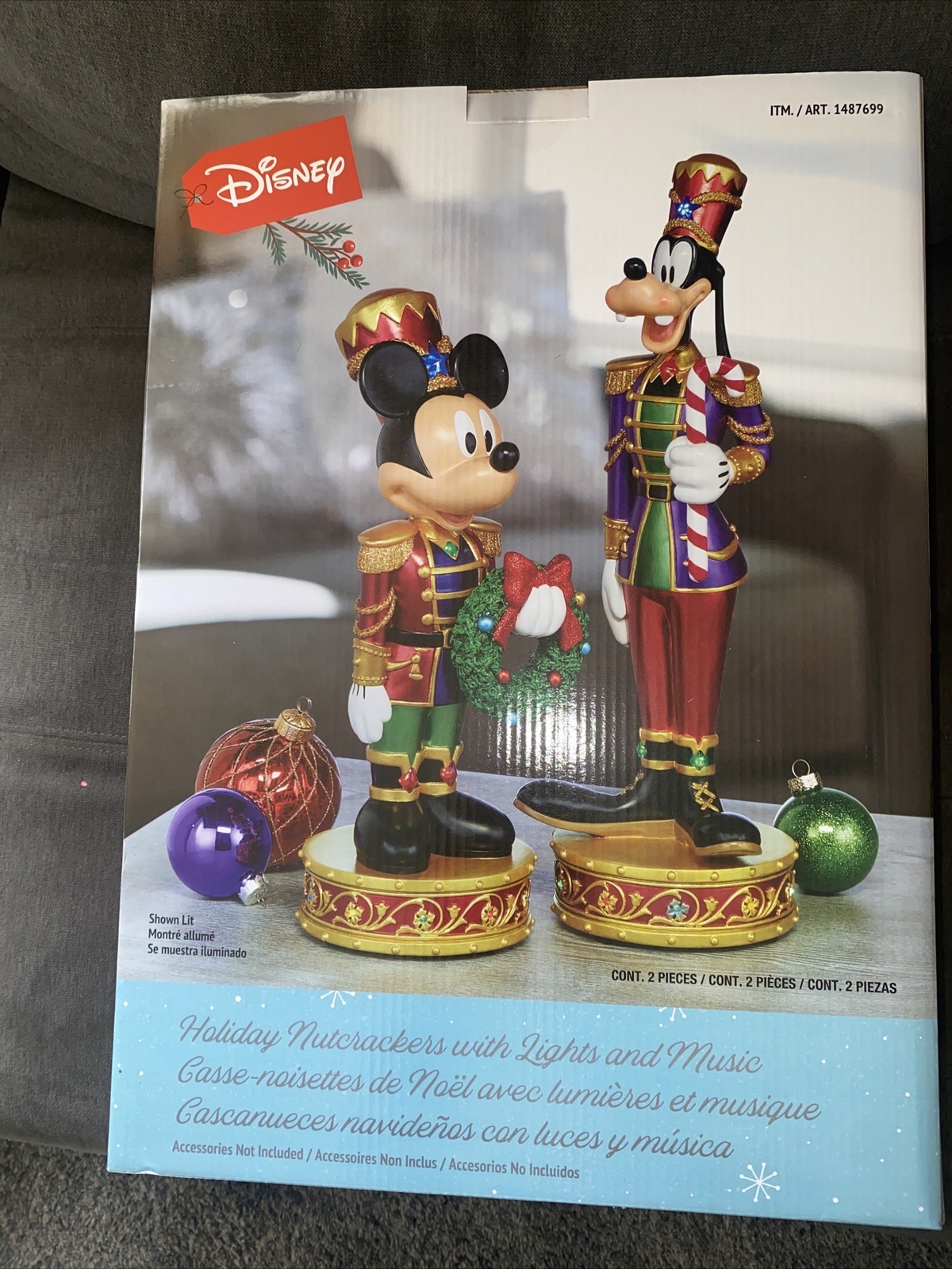 Disney+Mickey+%26+Goofy+Nutcrackers+Figurine for sale online | eBay