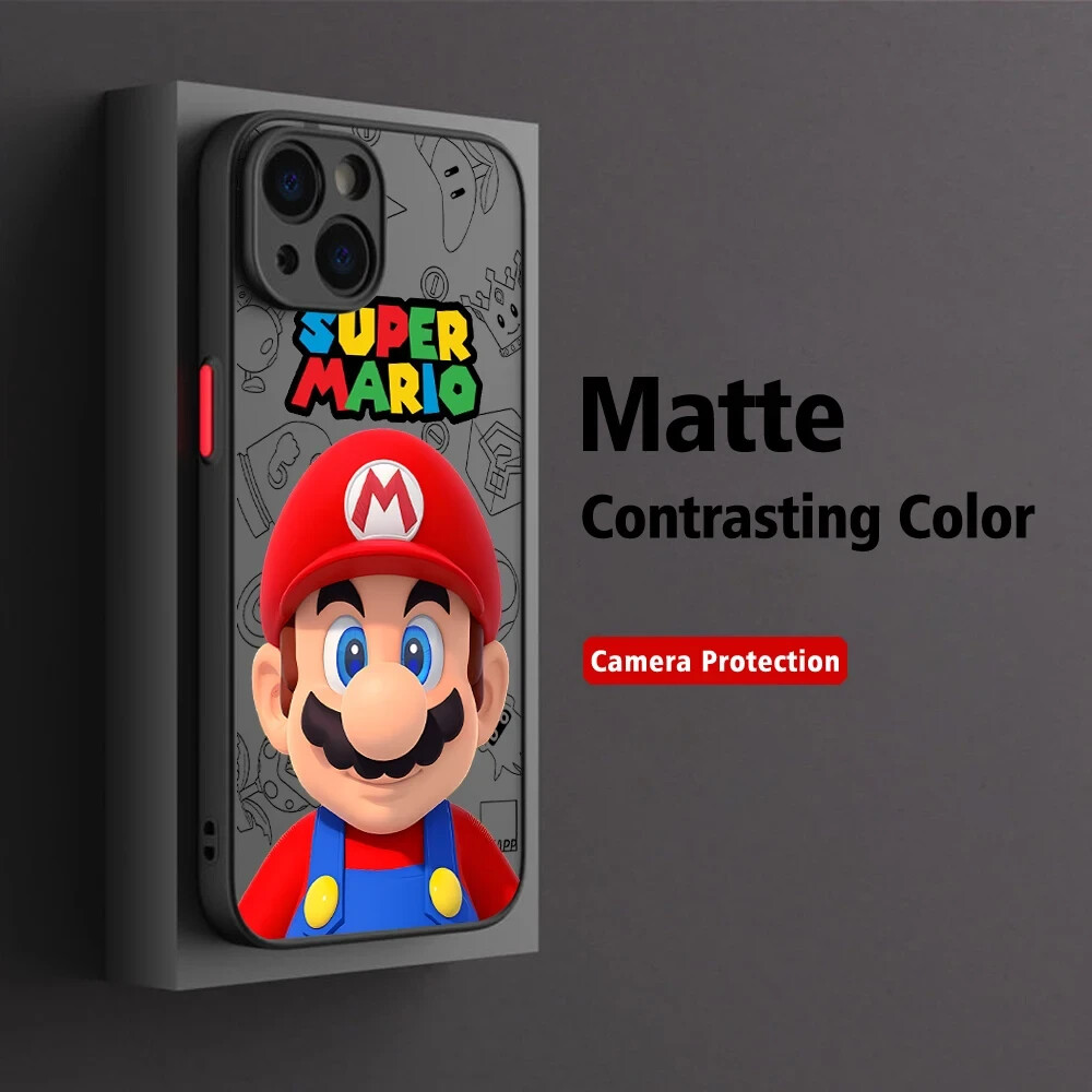 AUCTION: Super Mario Bros Phone Case For iPhone - Mario iPhone 15 Pro ...