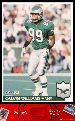 1992 Fleer #328 Calvin Williams Philadelphia Eagles Football Card | eBay