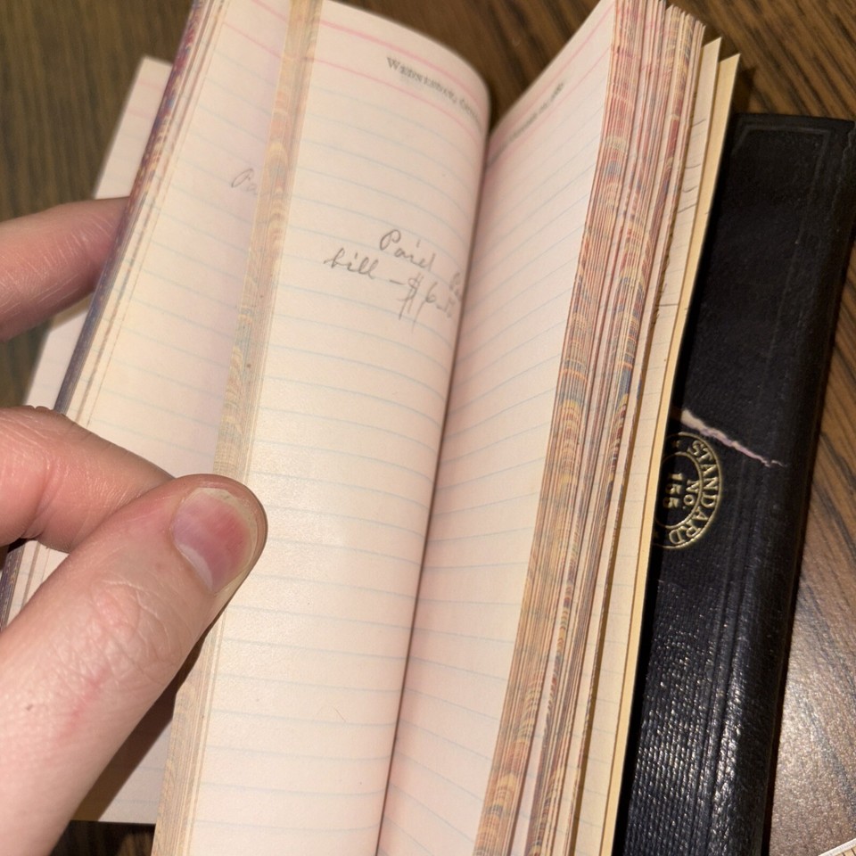 1880 Daily Pocket Diary Calendar Ledger Daniel Buckingham Milford ...