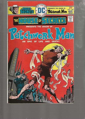 HOUSE OF SECRETS 140 - PATCHWORK MAN - BRONZE AGE DC HORROR SERIES | eBay