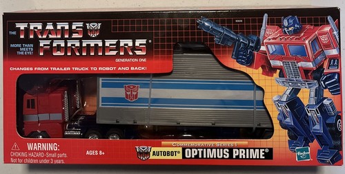 TRANSFORMERS OPTIMUS PRIME HASBRO 2002 TRU G1 COMMEMORATIVE SERIES 1 ...