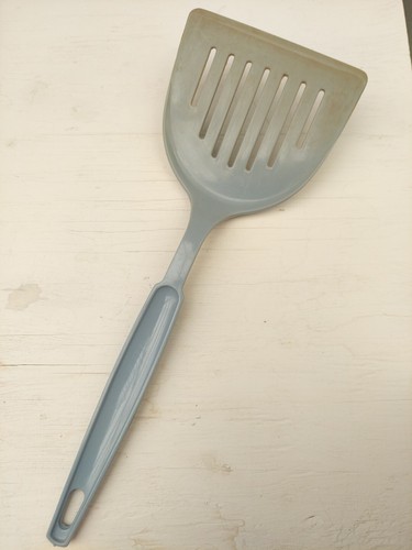 Blue ECKO Spatula Large Vintage 11" Slotted Flipper Lifter Kitchen ...