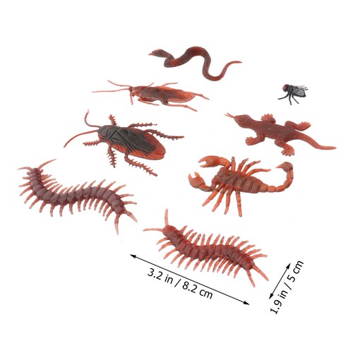 2 PCS Halloween Decoration Small Toy Insects Realistic Fake Bugs | eBay UK