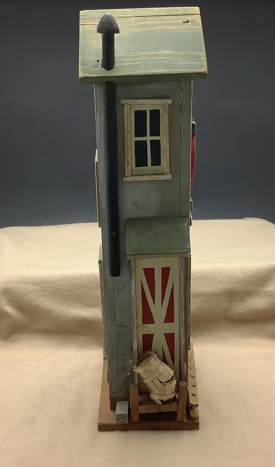 Vintage Wooden Mini Building”Boose Farm Market” Apple Market Folk Art ...