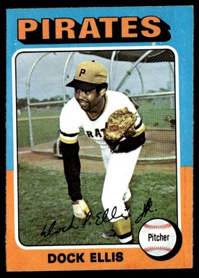 1975 Topps Dock Ellis Pittsburgh Pirates #385 | eBay