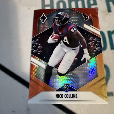 Nico Collins 2021 Phoenix Fanatics Fire Burst #127 Texans RC Rookie | eBay