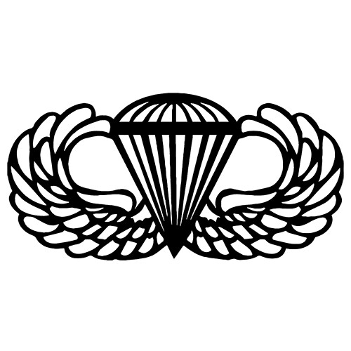 US ARMY Jump Wings sticker VINYL DECAL Star Military United States ...