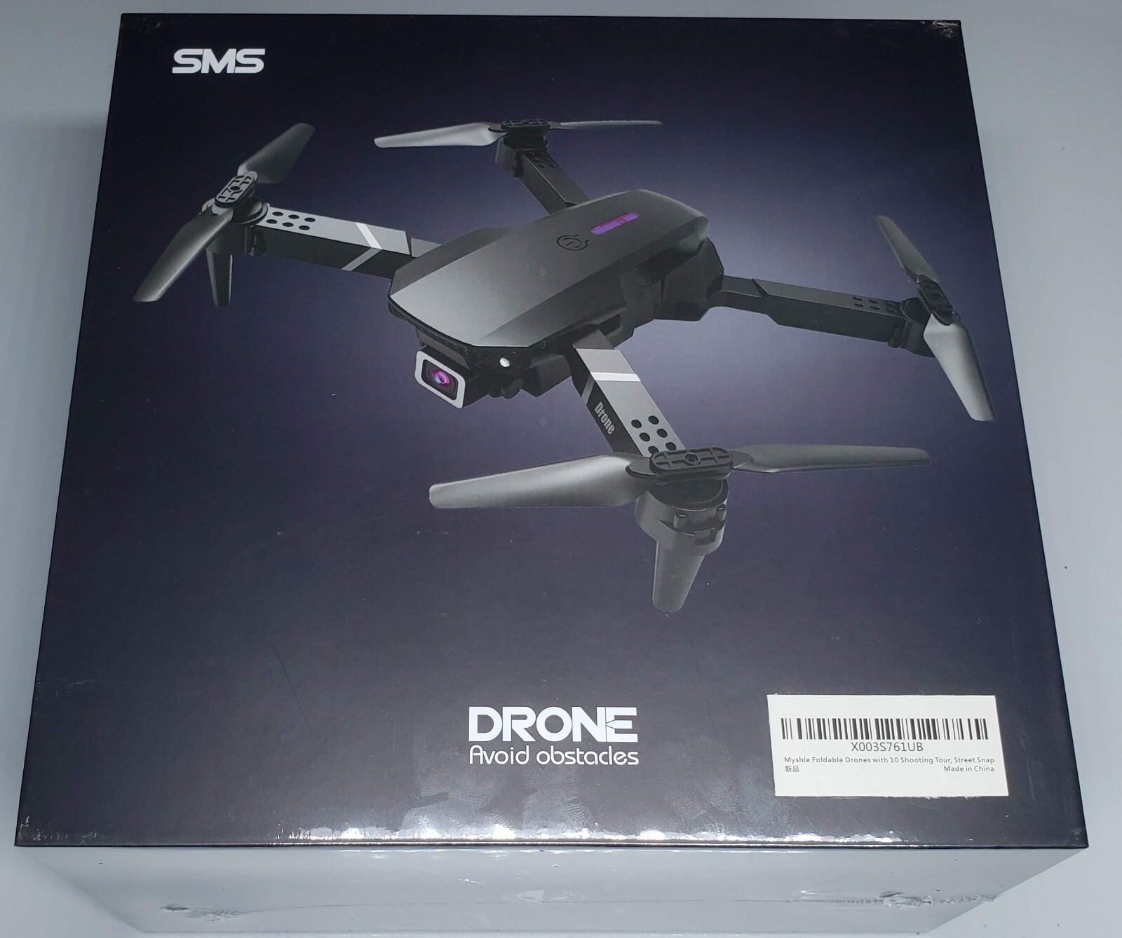 Myshle SMS Drone, Foldable Drones with 4K HD Camera Avoid Obstacles | eBay