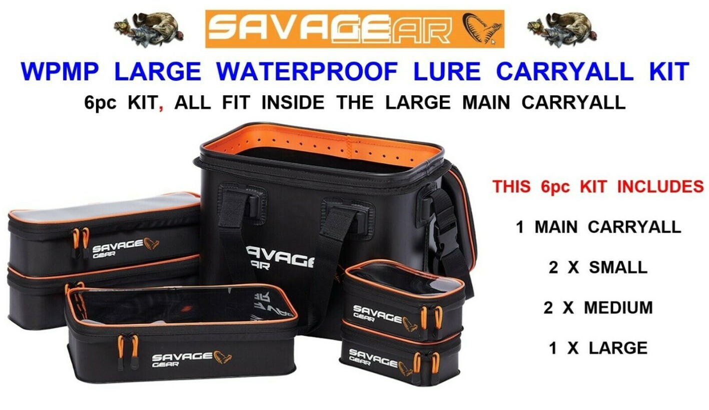 SAVAGE GEAR WPMP EVA LURE CARRYALL KIT SPECIALIST LURE TACKLE SYSTEM ...