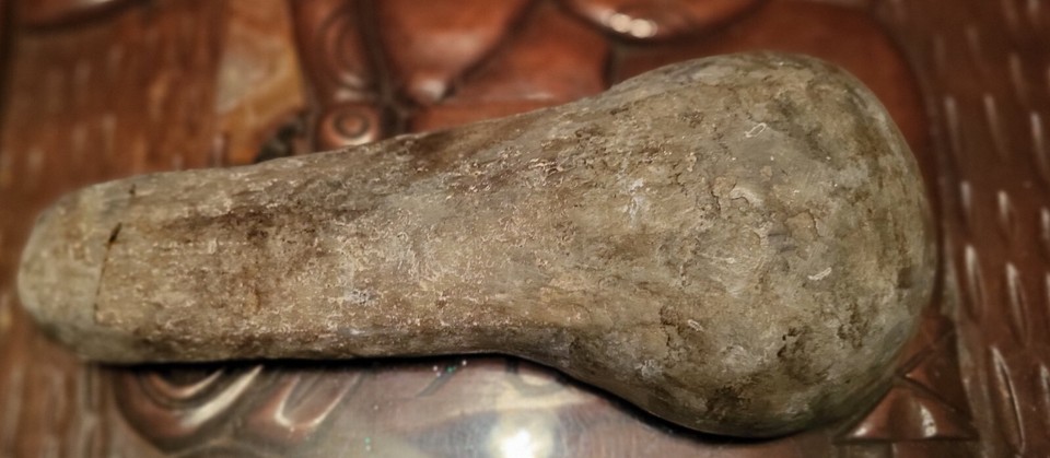 NICE 9-1/4" ANASAZI POTTERY DIPPER LADLE ANCIENT NATIVE AMERICAN ...