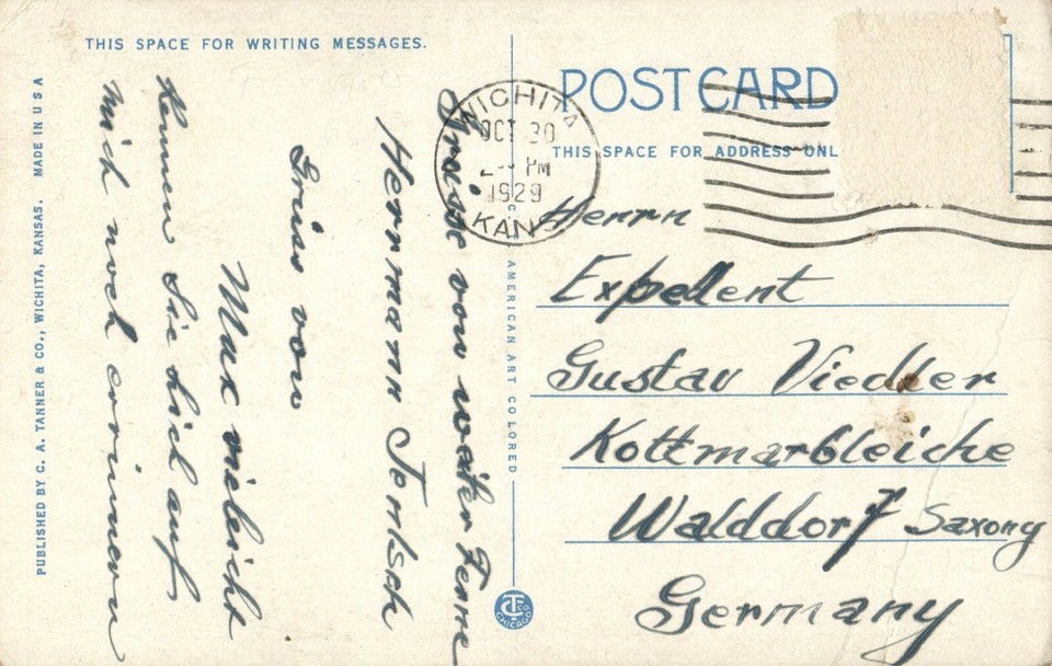 PC CPA FREEMASONRY, MASONIC TEMPLE, WICHITA, KANSAS, Vintage Postcard ...