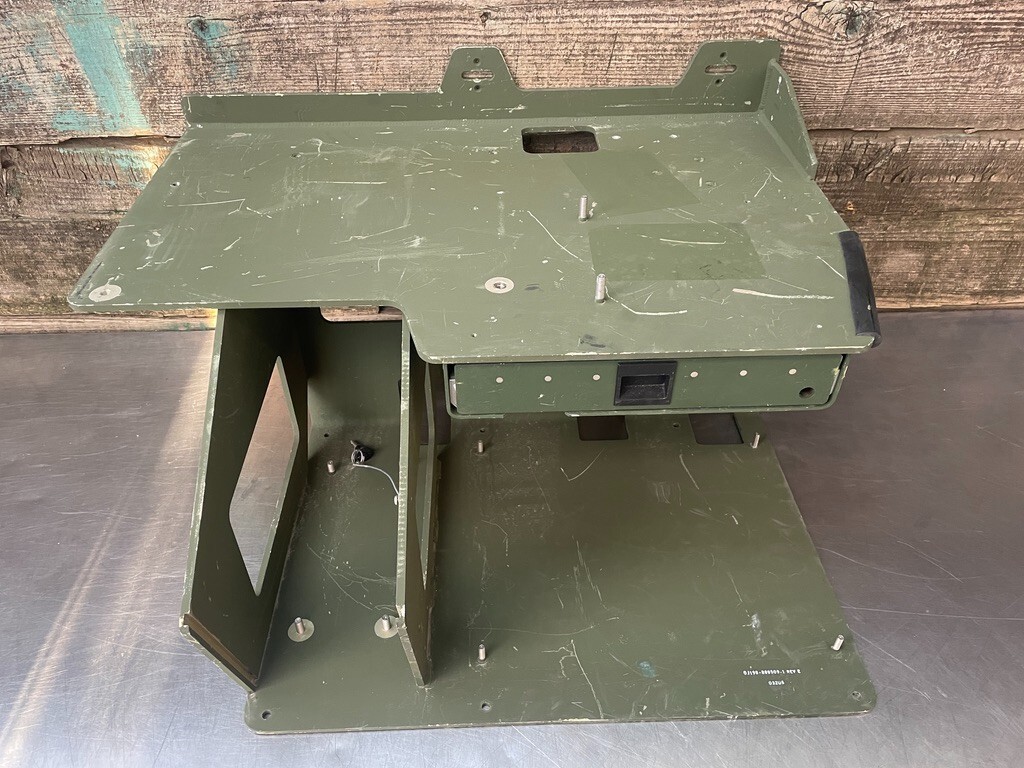 HMMWV M998 SINCGARS Radio Electric Mount Tray Shelf Rack BFT Doghouse ...