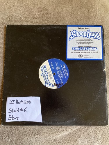 Snoop Dogg 2000 12” Vinyl Self Titled Single No Limit Priority Records ...