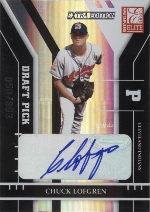 2004 Donruss Elite Extra Edition - Chuck Lofgren #223 /803 (AU, RC) for ...