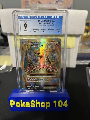 Pokémon M Charizard-EX XY Evolutions 101/108 Error Miscut - CGC 9 Rare ...