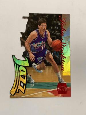 1996-97 Topps Stadium Club Fusion Die-cut John Stockton #F20 Utah Jazz ...