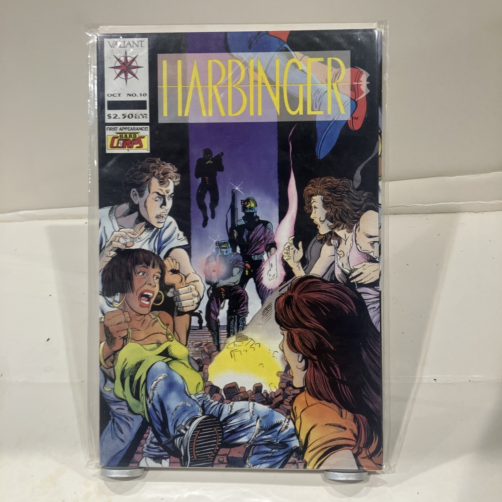 HARBINGER - VALIANT - # 10 - 1992 - First HARD Corps - | eBay