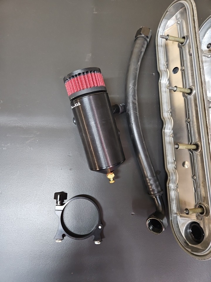 MIGHTY MOUSE OIL CATCH CAN With LS7 / LS VALVE COVERS CORVETTE Z06 | eBay