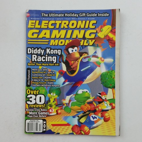 ELECTRONIC GAMING MONTHLY December 1997 Issue 101 w/ 2 Sided Poster | eBay