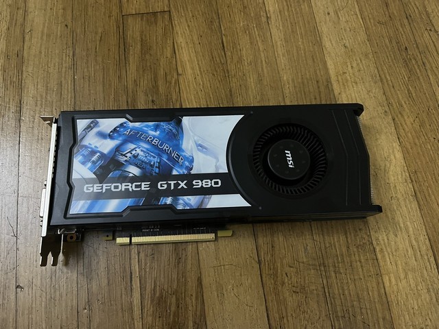 MSI NVIDIA GeForce GTX 980 (GTX 980 4GD5 OCV1) GDDR5 SDRAM Graphic Card ...