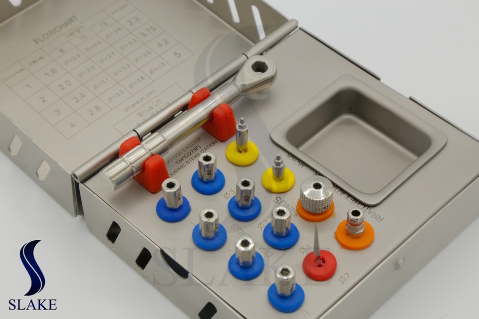 Bone Compression Kit Prosthodontic Dental Implant Instrument Surgical ...