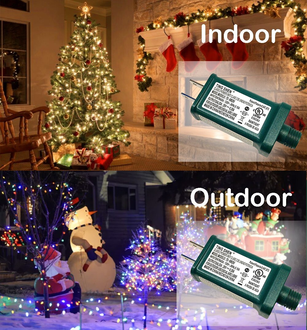 Ting Shen TS-8W29V LED Transformer DC 29V 0.28A Power Adapter for Xmas ...