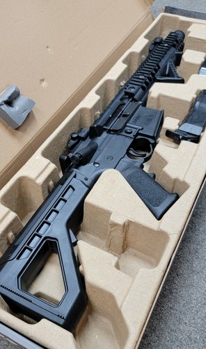 Crosman / Panther Arms DPMS SBR Full Automatic CO2 Target BB Air Rifle ...