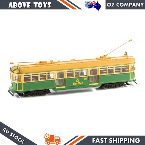 Cooee Classics 1:76 OO Gauge Electric W6 Melbourne Tram #975 The Met ...