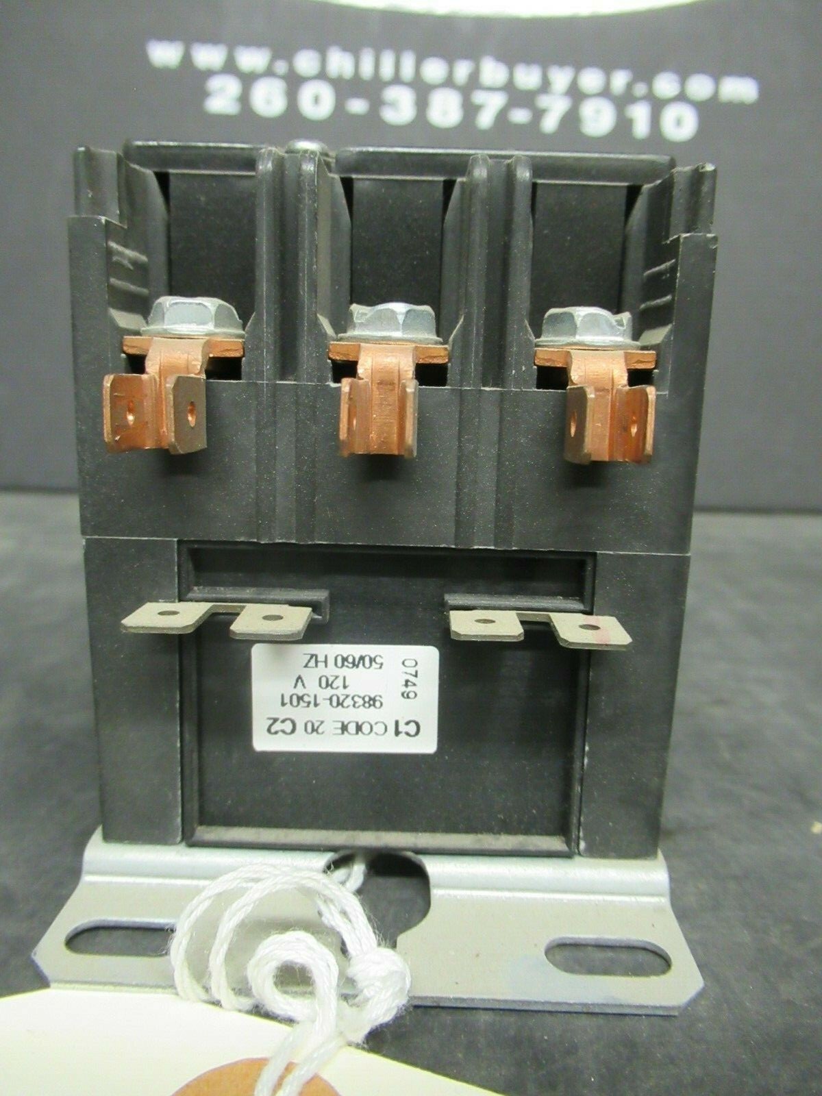 TYCO CONTACTOR 40 AMP 50 RES 600V 3 PH 120V COIL 25 HP # 3100-30T1028MC ...