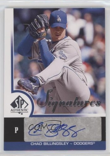 2009 SP Authentic Signatures Chad Billingsley #S-CB Auto | eBay