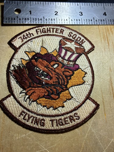 1990s/2000s? US AIR FORCE PATCH-74th FIGHTER SQUADRON-FLYING TIGERS ...
