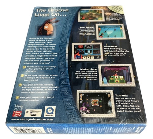 DISNEY'S The Emperor's New Groove - Groove Center (Windows & Mac) Pc ...
