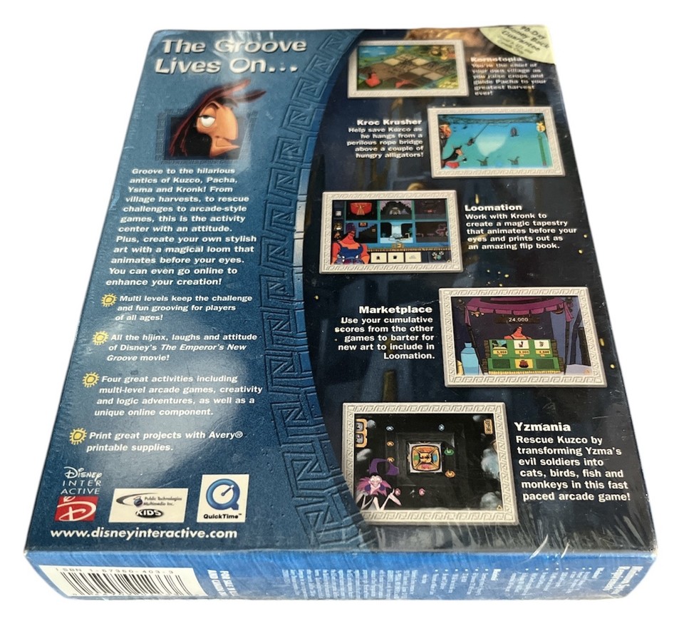 DISNEY'S The Emperor's New Groove - Groove Center (Windows & Mac) Pc ...